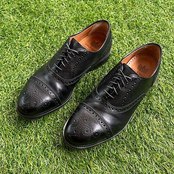 Cole Haan | Shoes | Cole Haan Kneeland Leather Captoe Oxford Dress Shoe ...